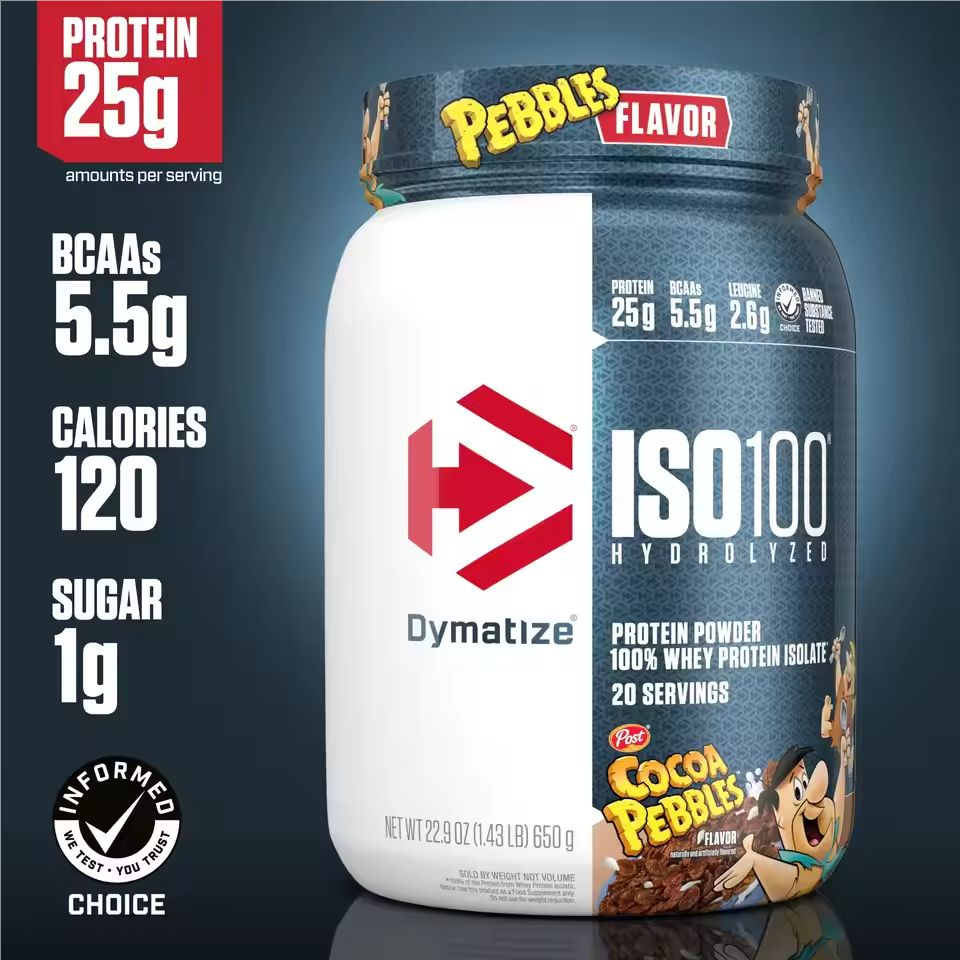 ISO100 Hydrolyzed Whey Isolate Protein Powder, - Fitness